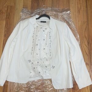 Ashro | Dresses | New Ashro White Formal Wedding Church Dinner Party ...